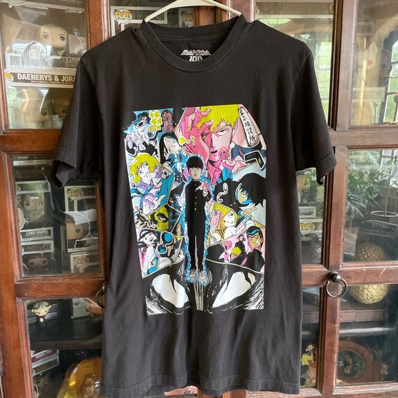 Hot Topic | Shirts | Mob Psycho 0 Anime Black Tshirt | Poshmark